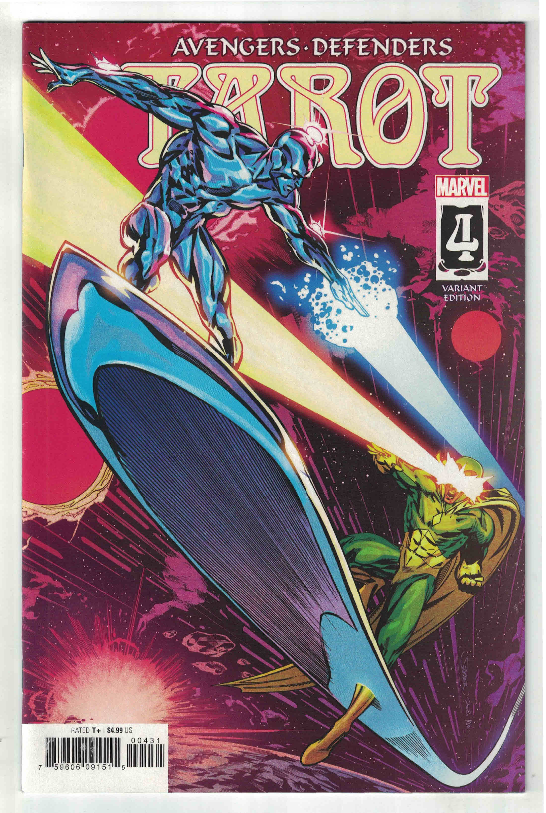 Tarot #4 1:50 Stephen Mooney Variant Silver Surfer Marvel 2020 VF/NM ...