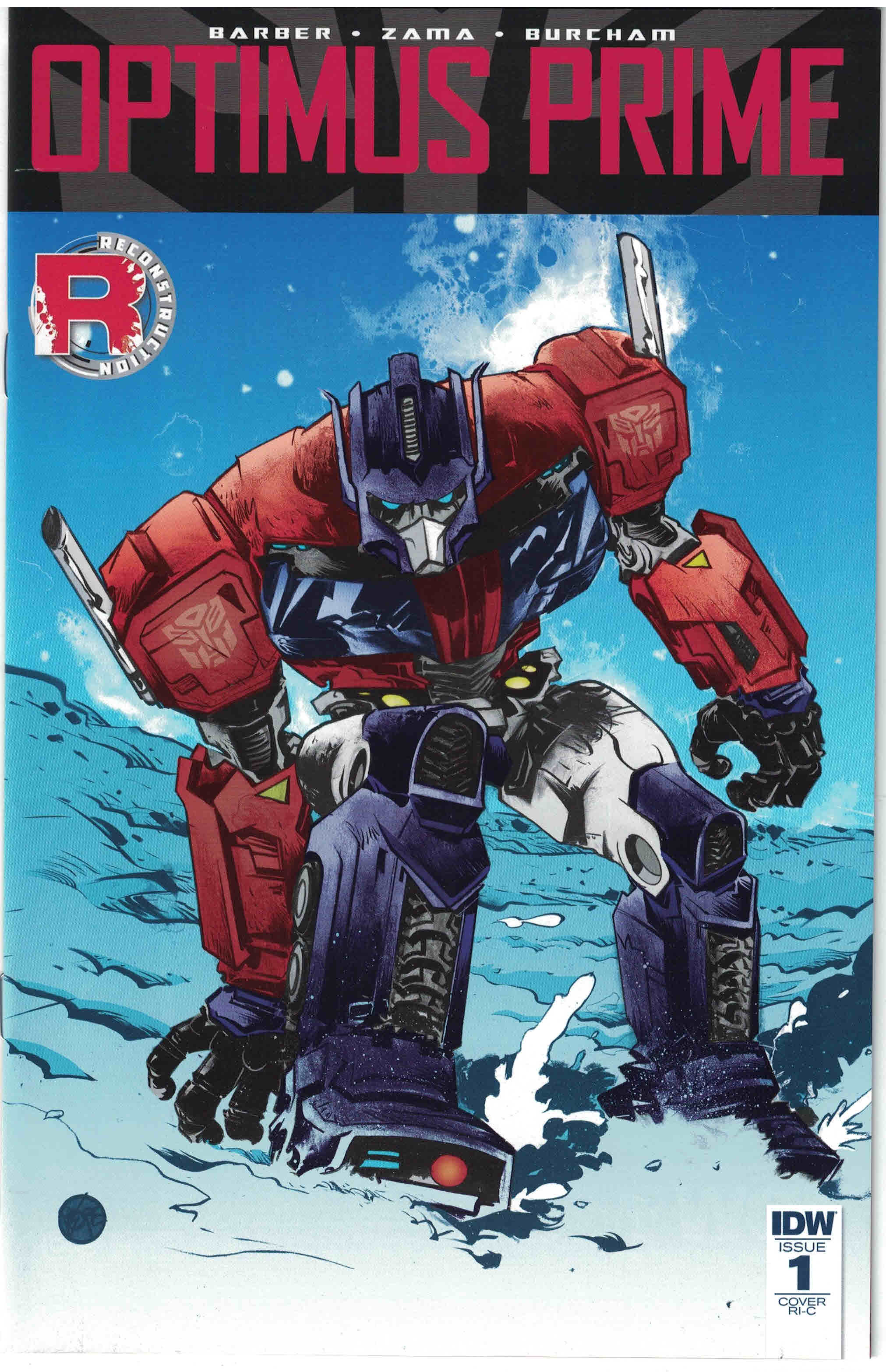 Optimus Prime #1 1:50 Paul Pope Variant Cover RI-C IDW 2016 ...