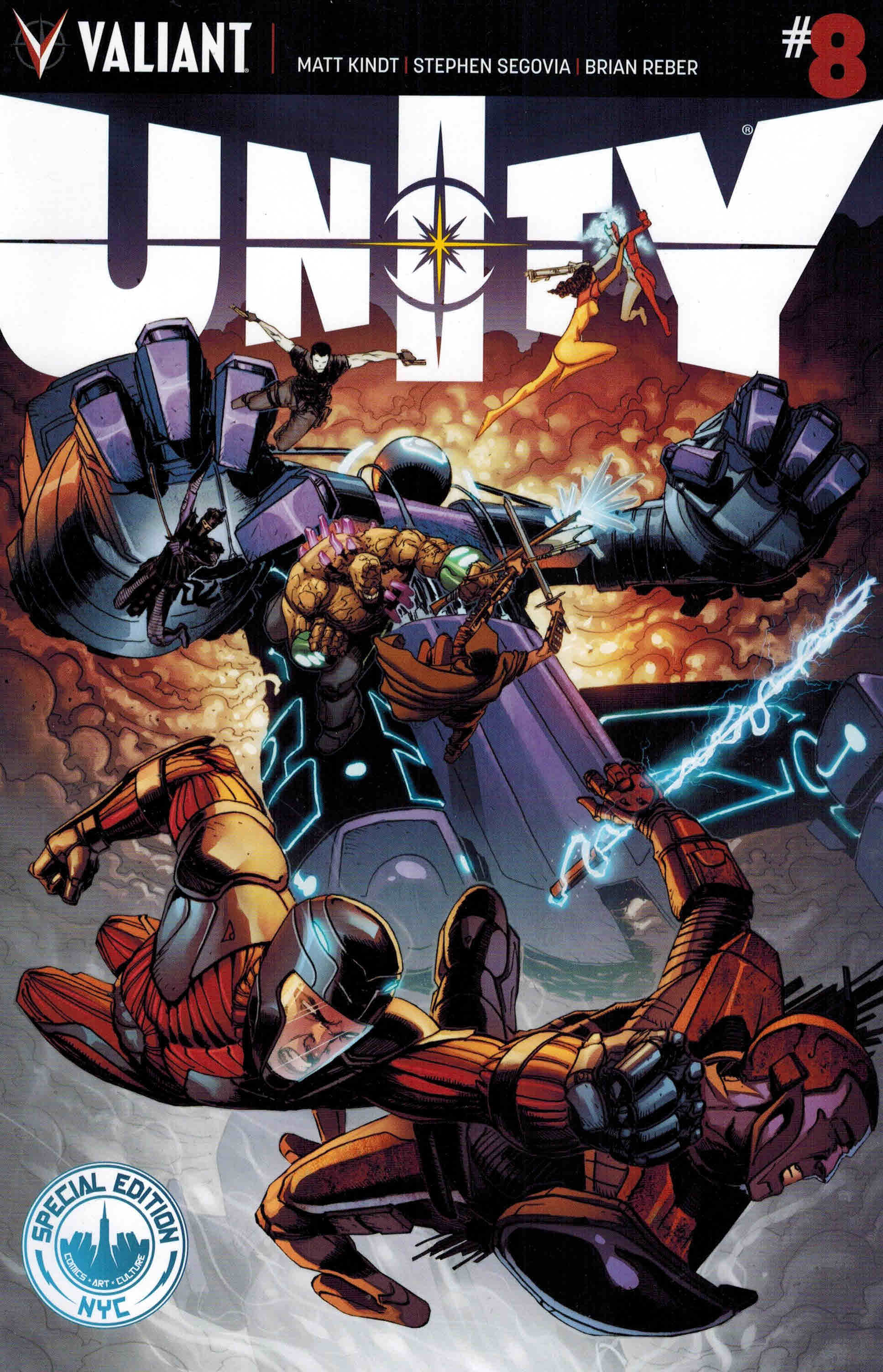 Unity #8 Robert Gill NYC Special Edition Variant Valiant Rare HTF 1 ...