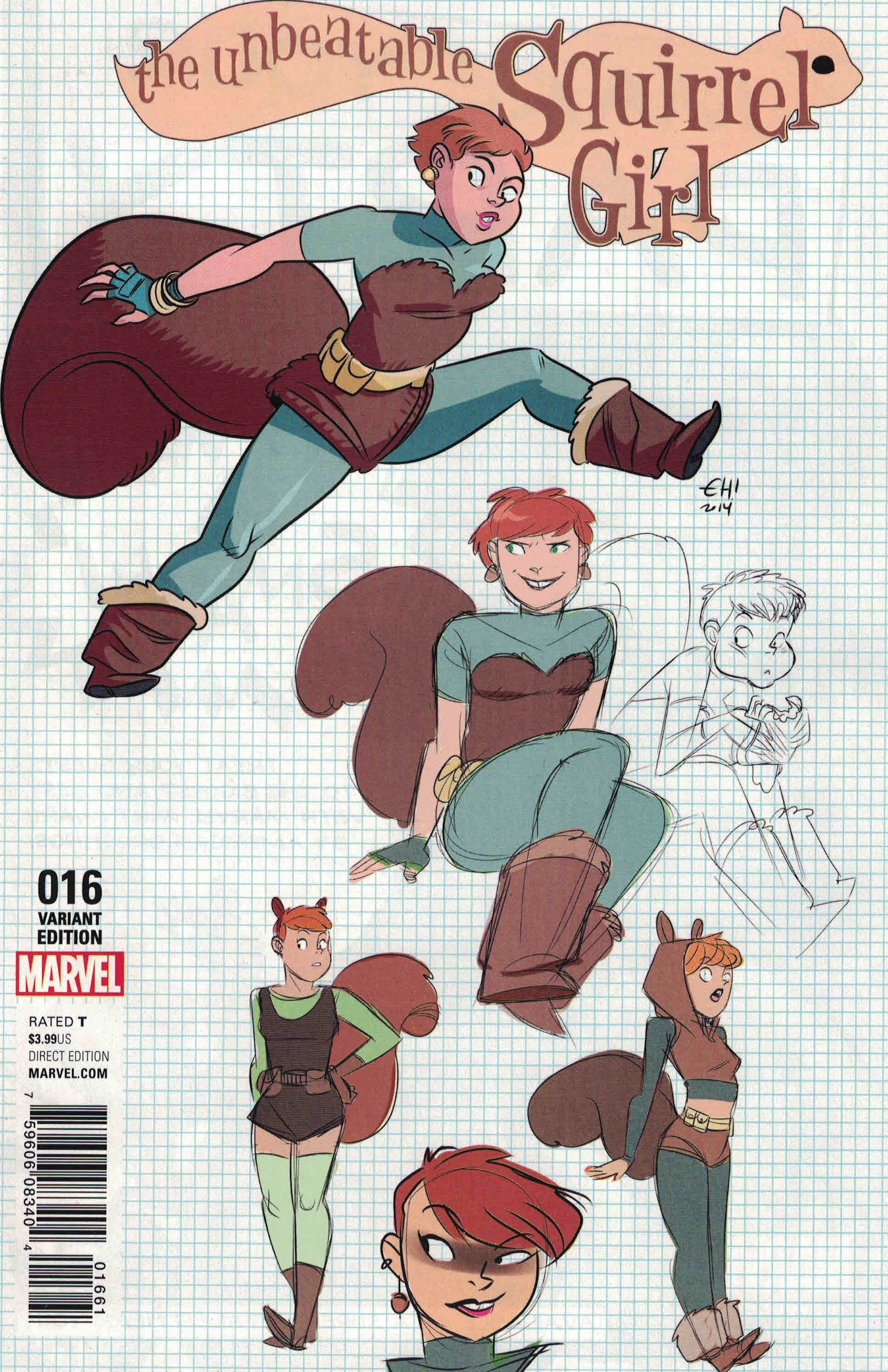 Unbeatable Squirrel Girl #16 One Per Store Erica Henderson Design ...