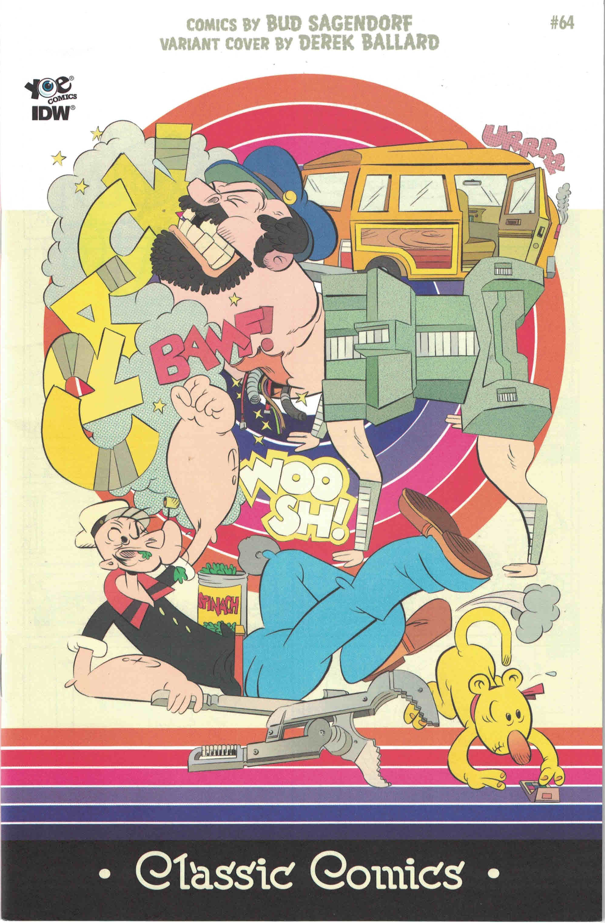 Popeye Classic Ongoing #64 1:10 Derek Ballard Variant IDW 1 – Ultimate ...