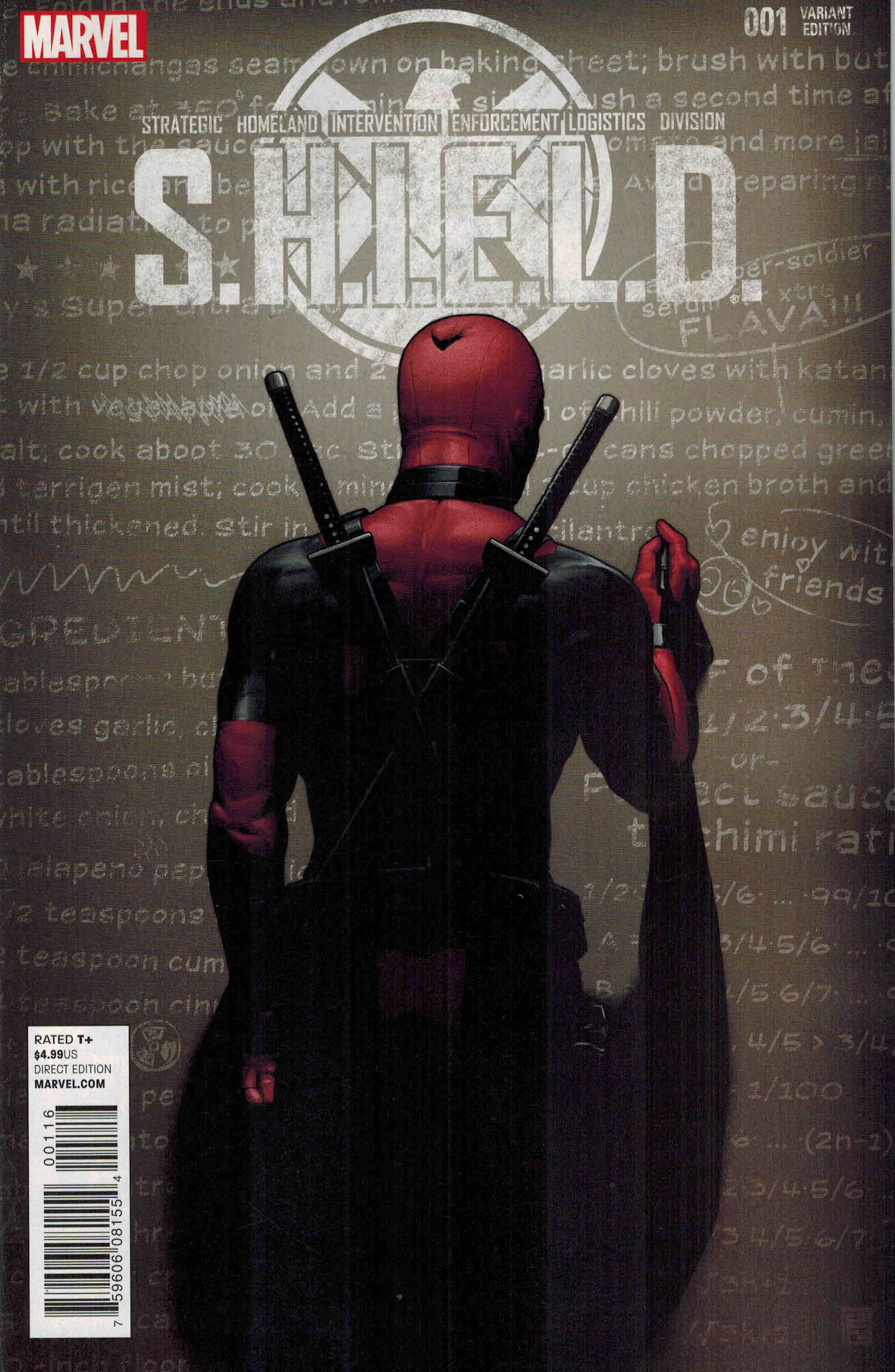 SHIELD #1 Deadpool Launch Party Color Variant Comic Marvel 2015 1 ...