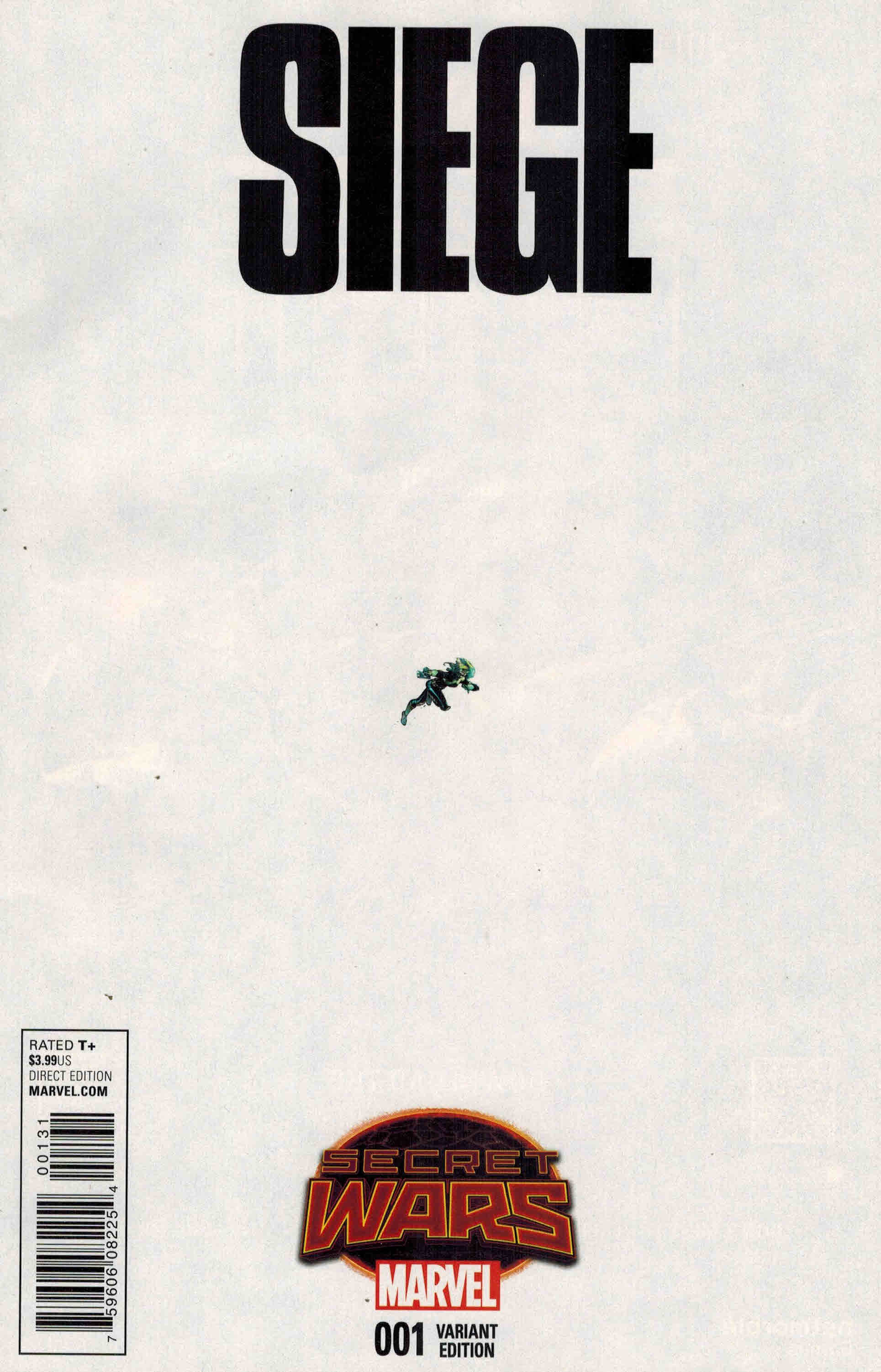 Siege #1 1:15 Bengal Ant-Sized Variant Marvel Secret Wars 2015 SWA 1 ...