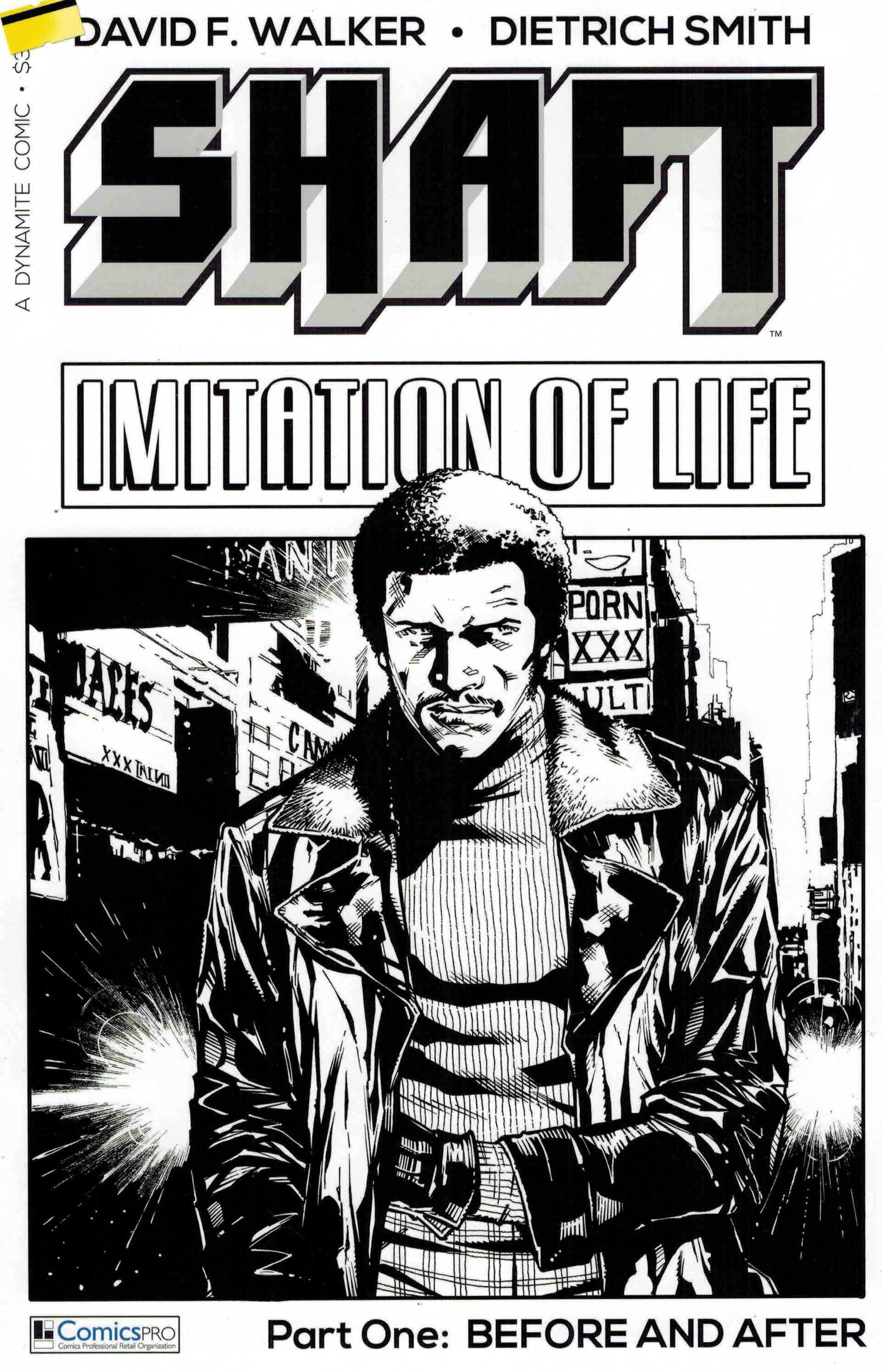 Shaft Imitation of Life #1 ComicsPro Exclusive B&W Sketch Variant ...