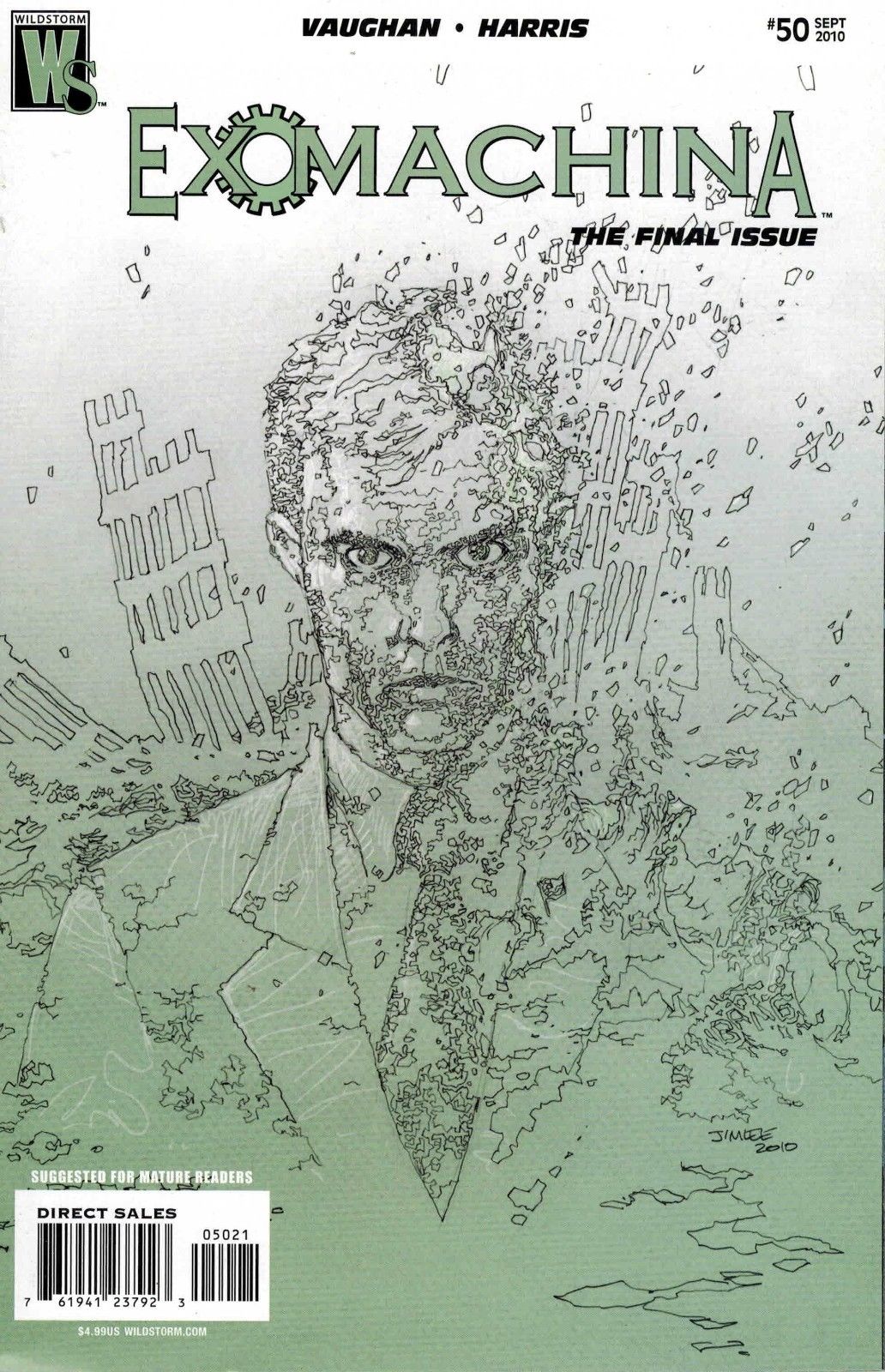 Ex-Machina #50 Final Issue Jim Lee Black and White Sketch Variant 1 ...