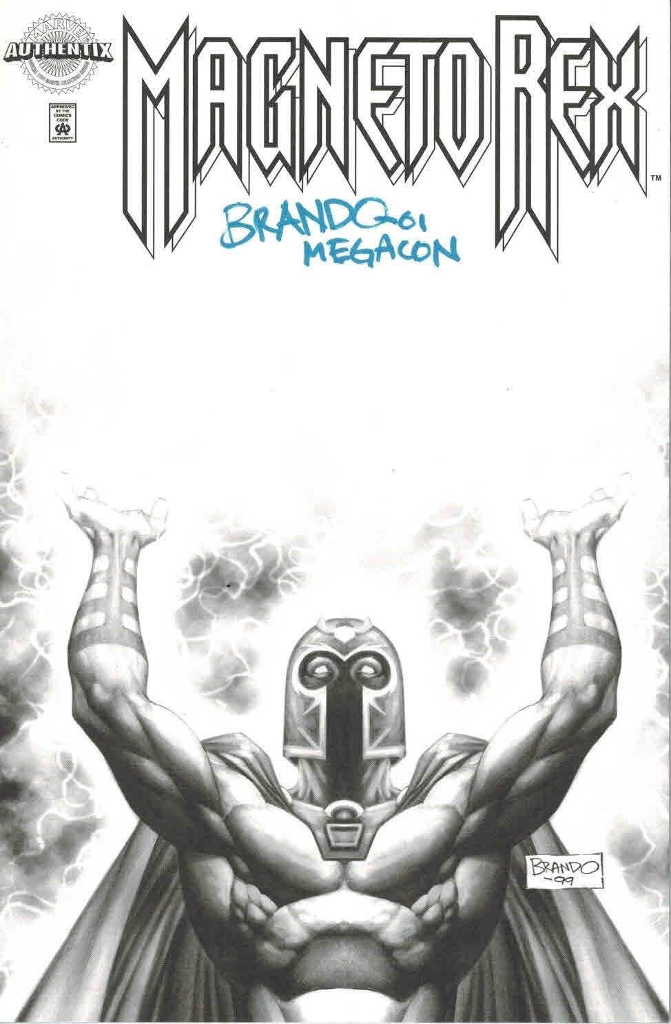 Magneto Rex #1 Authentix Limited Edition Brando Signed Variant 1 ...