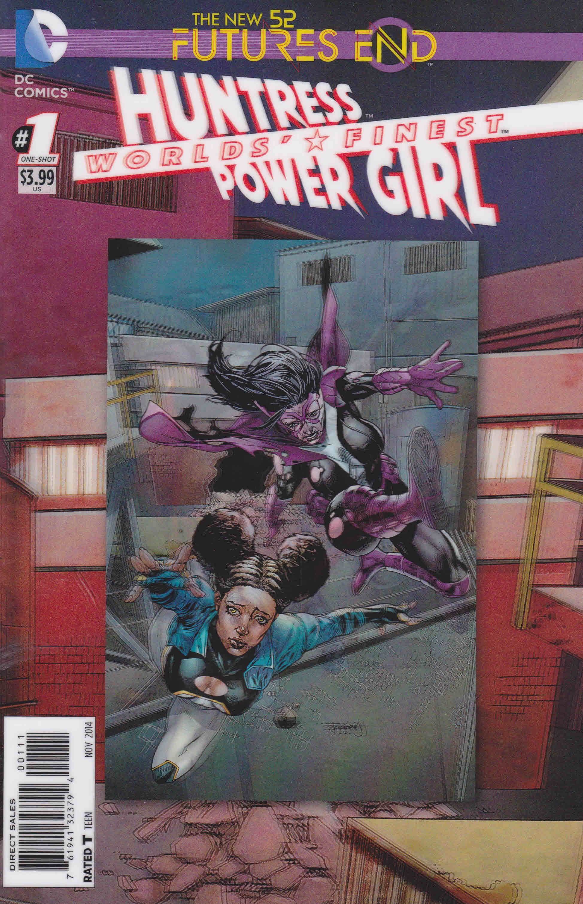 World’s Finest Futures End #1 3D Lenticular Cover DC 2014 Huntress ...