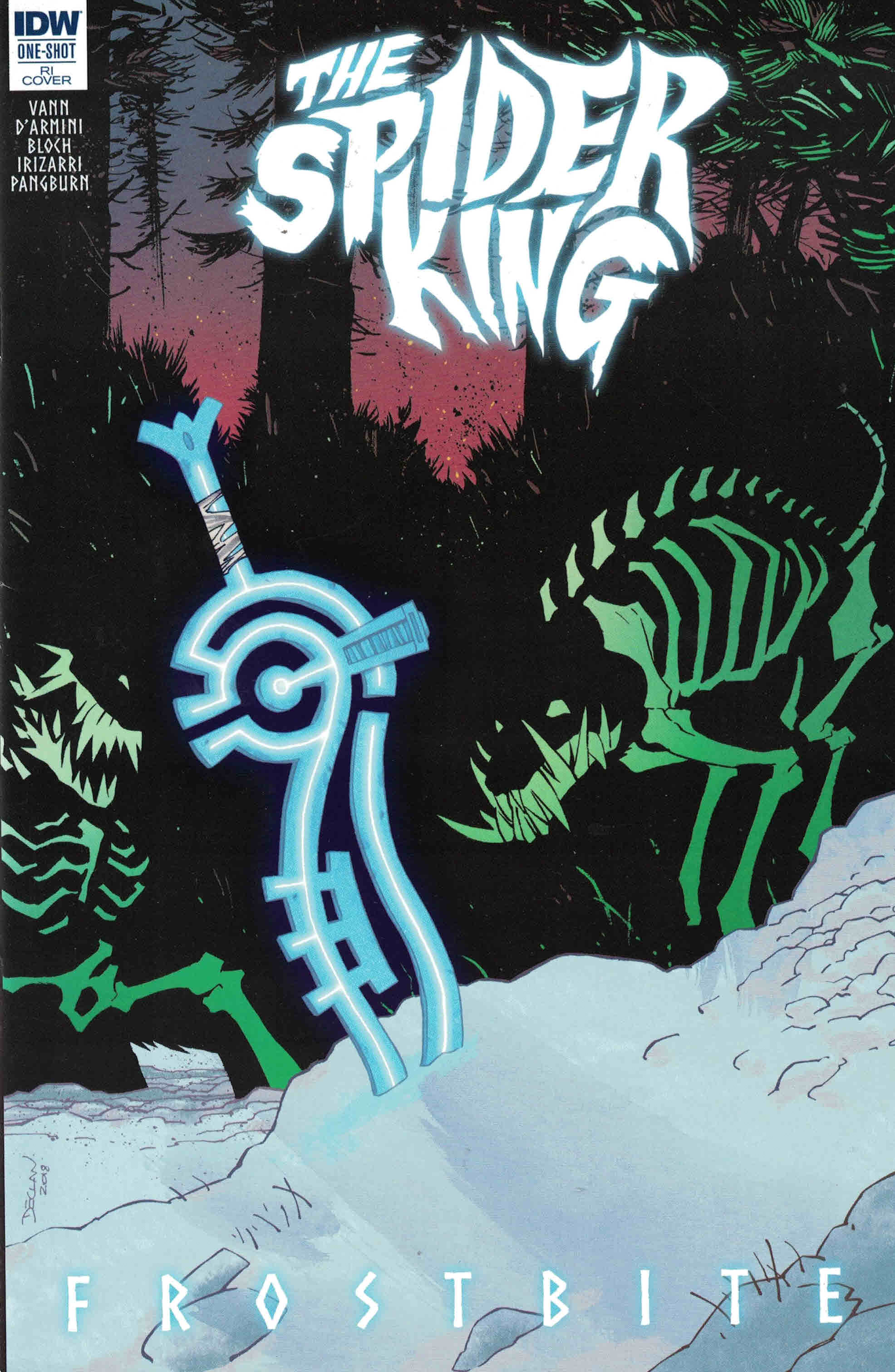 Spider King Frostbite #1 1:10 Declan Shalvey Variant IDW 2019 One-Shot 1 – Ultimate Comics