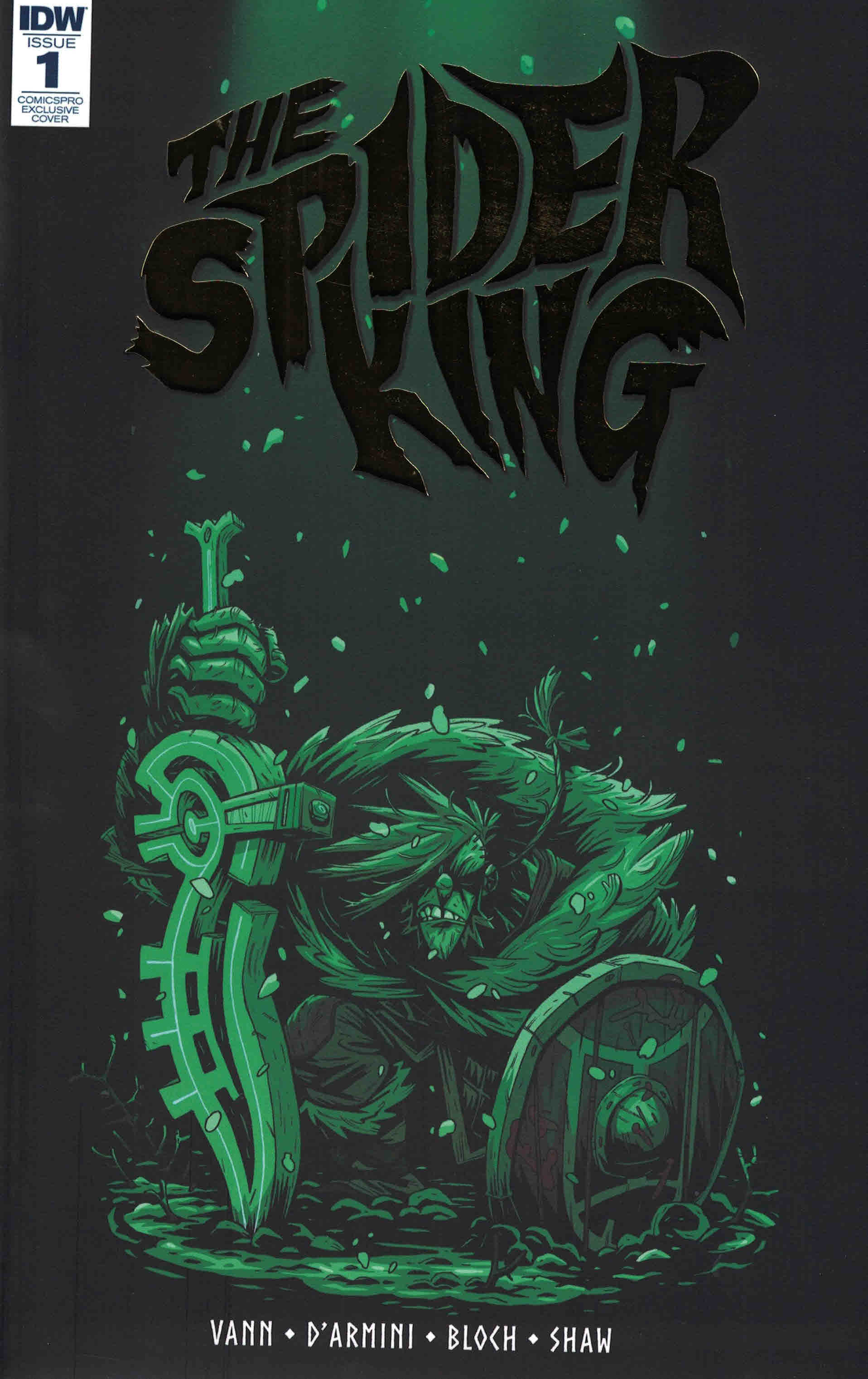Spider King #1 Comicspro Exclusive Gold Variant IDW 2018 Comics Pro 1 ...