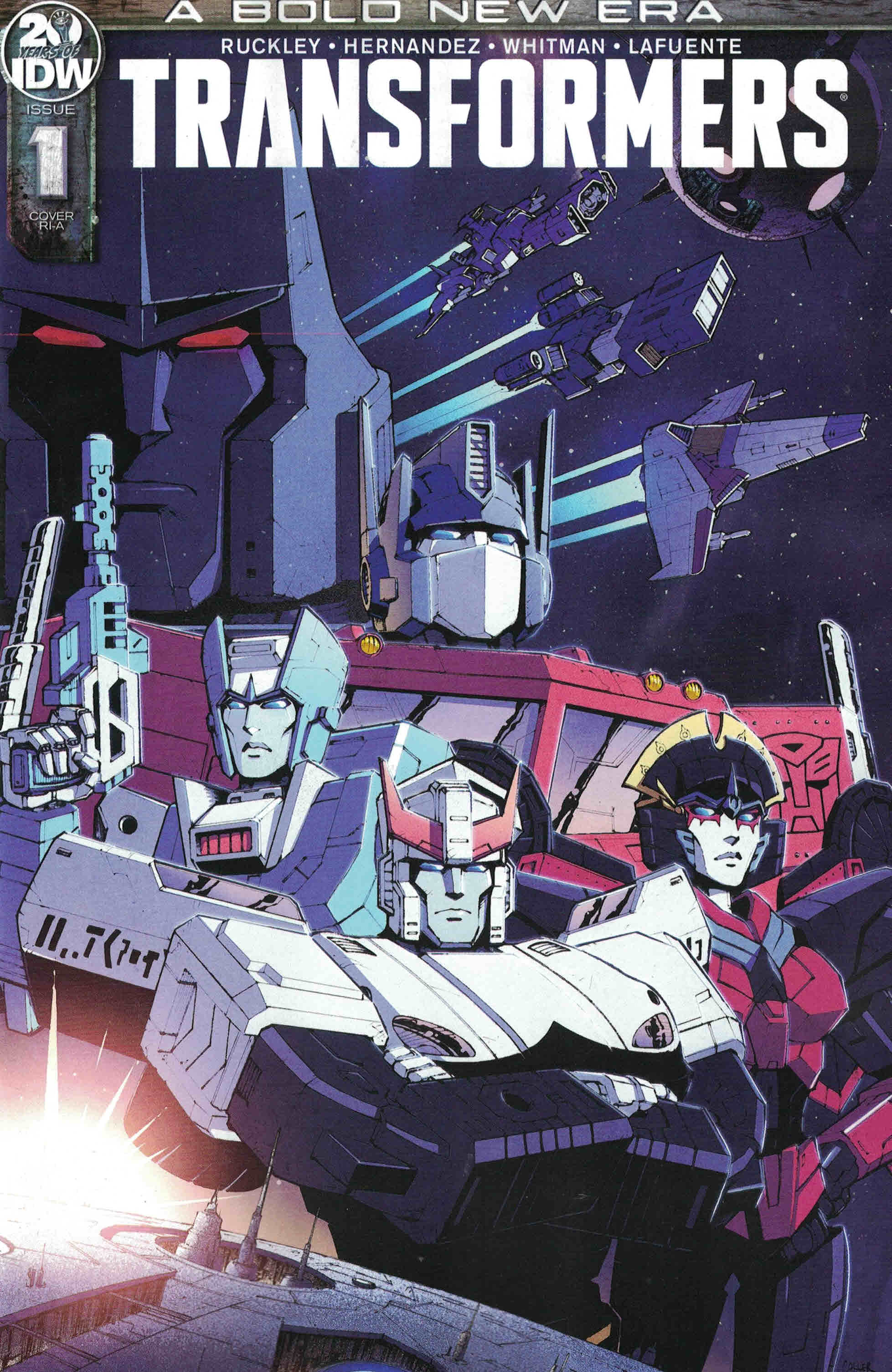 Transformers #1 1:10 Casey Coller Variant Retailer Incentive RI-A IDW ...