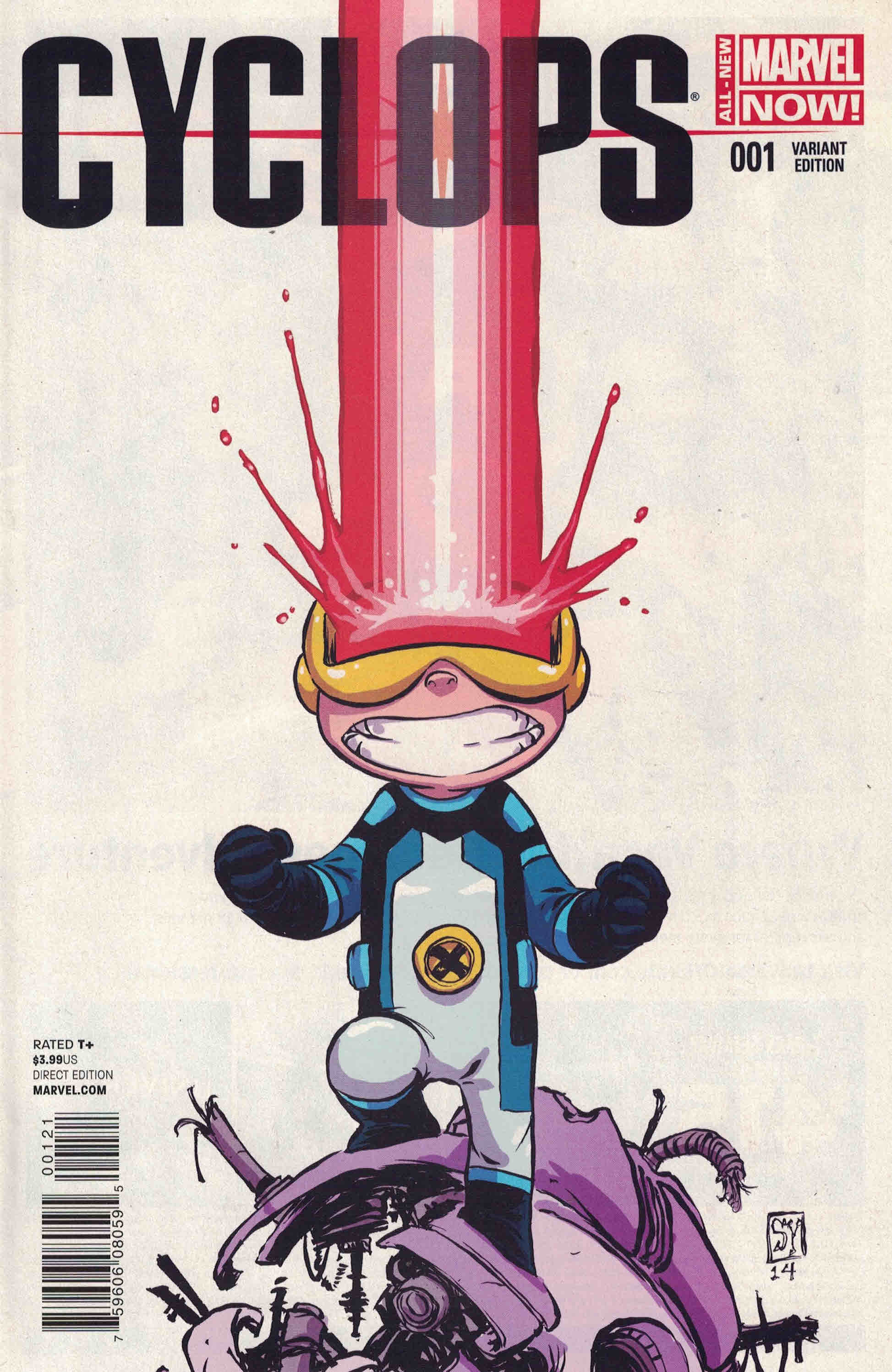 Cyclops #1 Skottie Young Baby Variant All New Marvel Now 2014 X-Men 1 ...