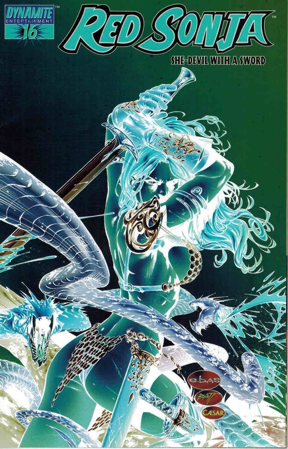 Red Sonja #16 E-Bas Photo Negative Variant 1 – Ultimate Comics