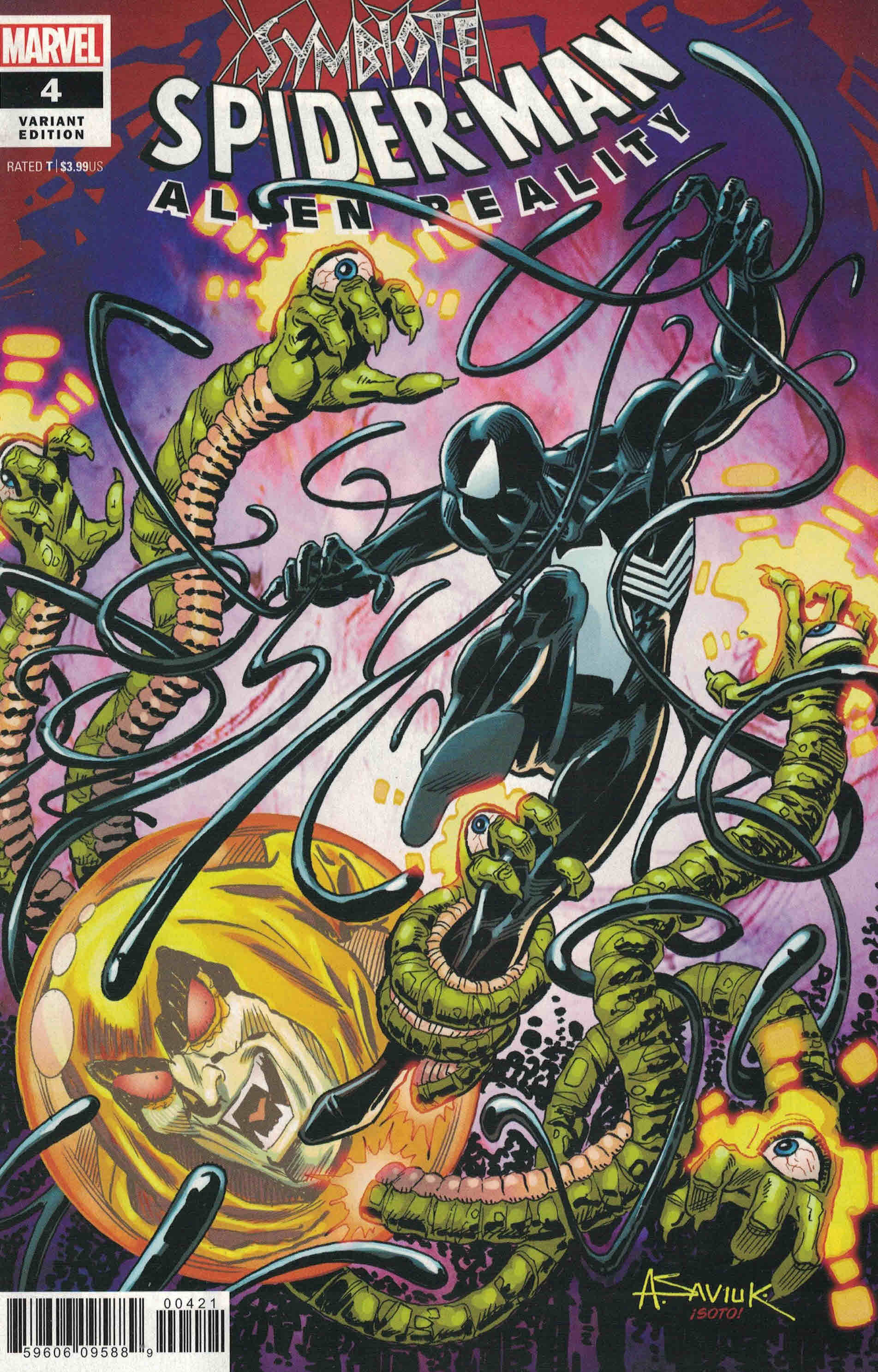 Symbiote Spider-Man Alien Reality #4 1:25 Alex Saviuk Variant Marvel ...