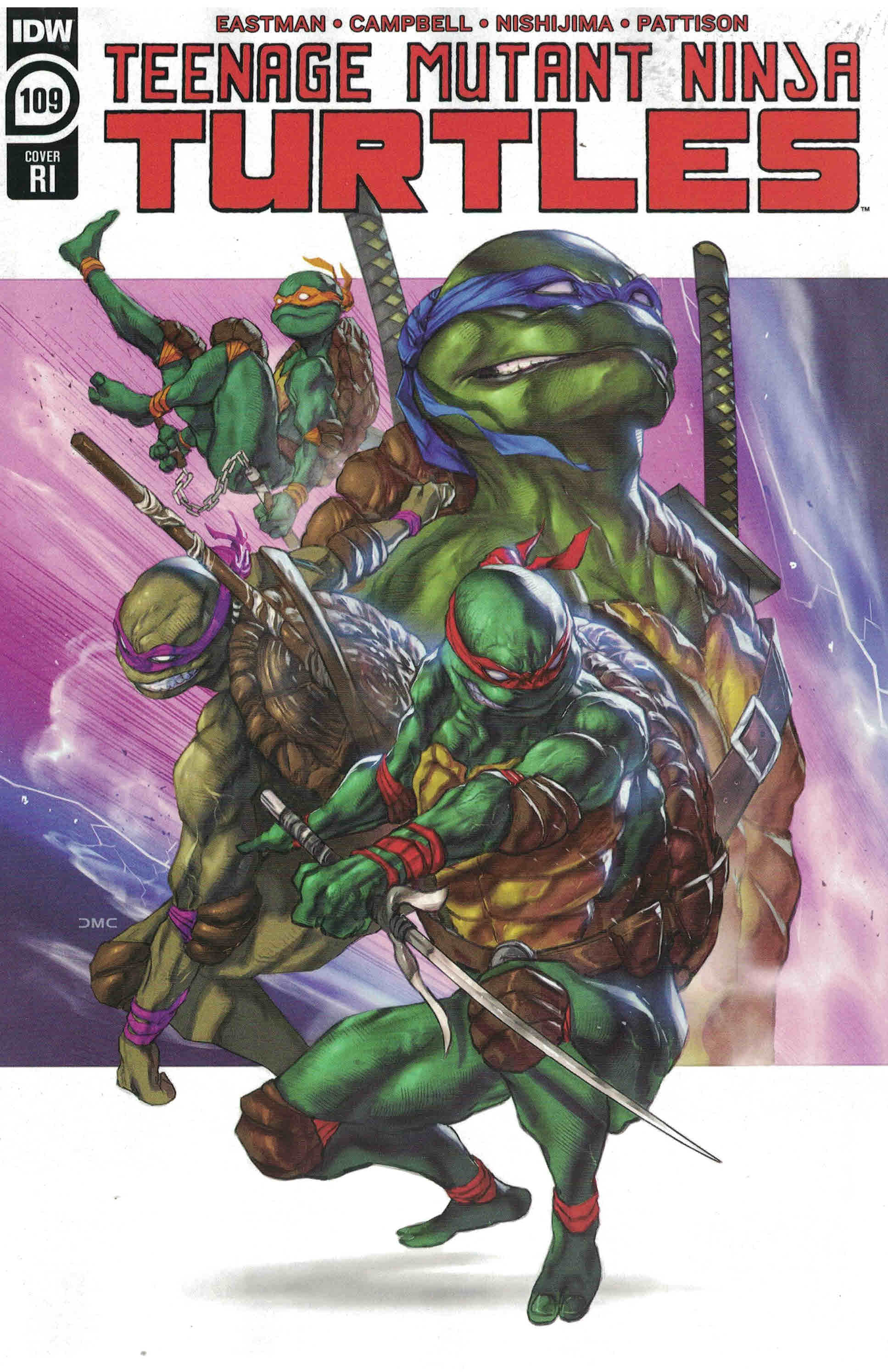 Teenage Mutant Ninja Turtles #109 1:10 Daniel Chavez RI Variant IDW ...