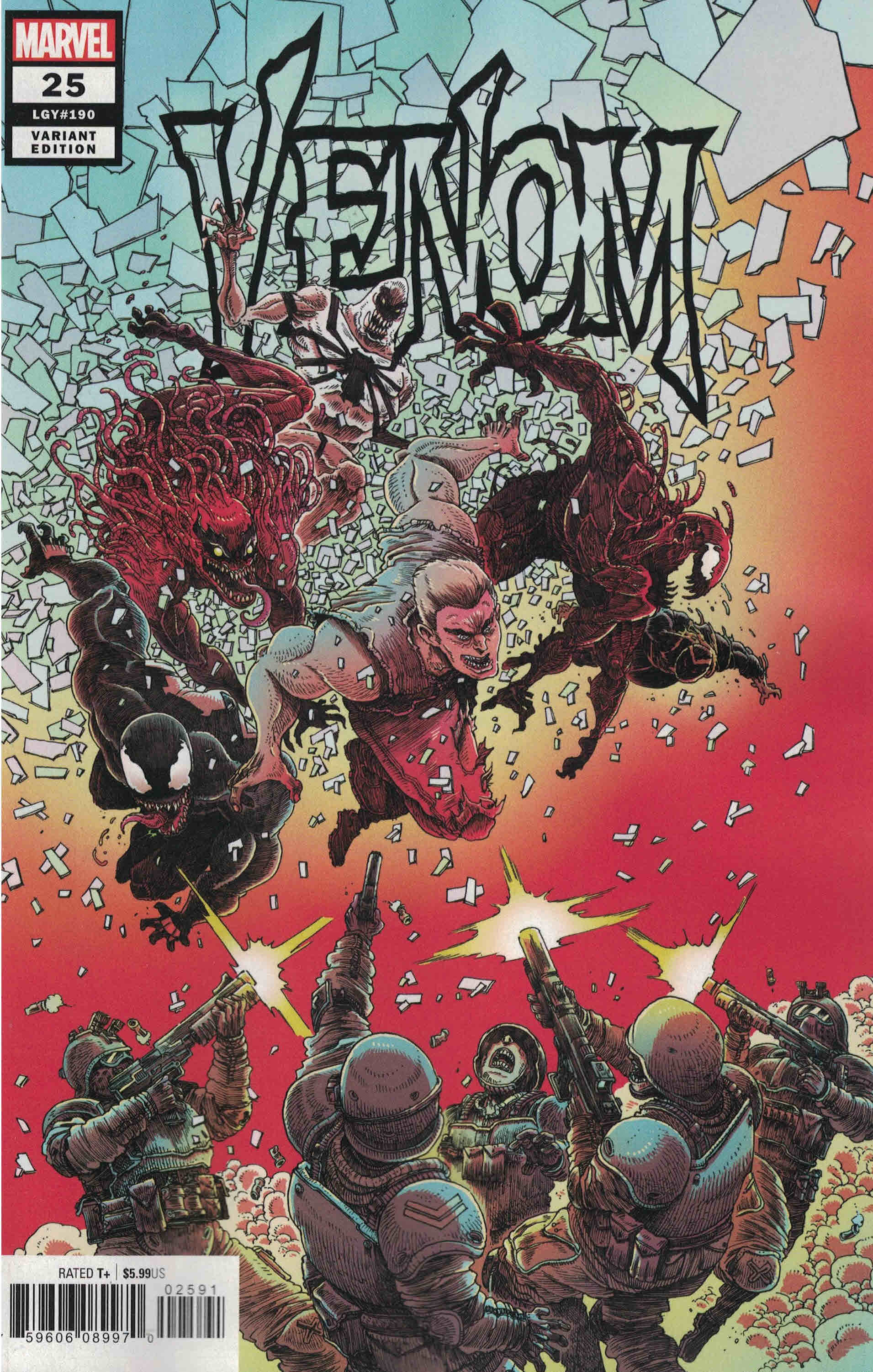 Venom #25 1:25 James Stokoe Variant Marvel 2018 Venom Island 1 ...