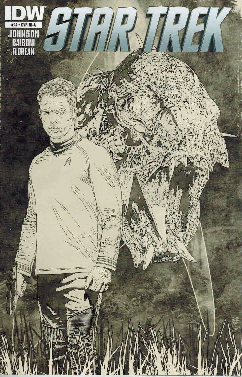 Star Trek #24 Grayscale Tim Bradstreet Variant After Darkness 1 ...