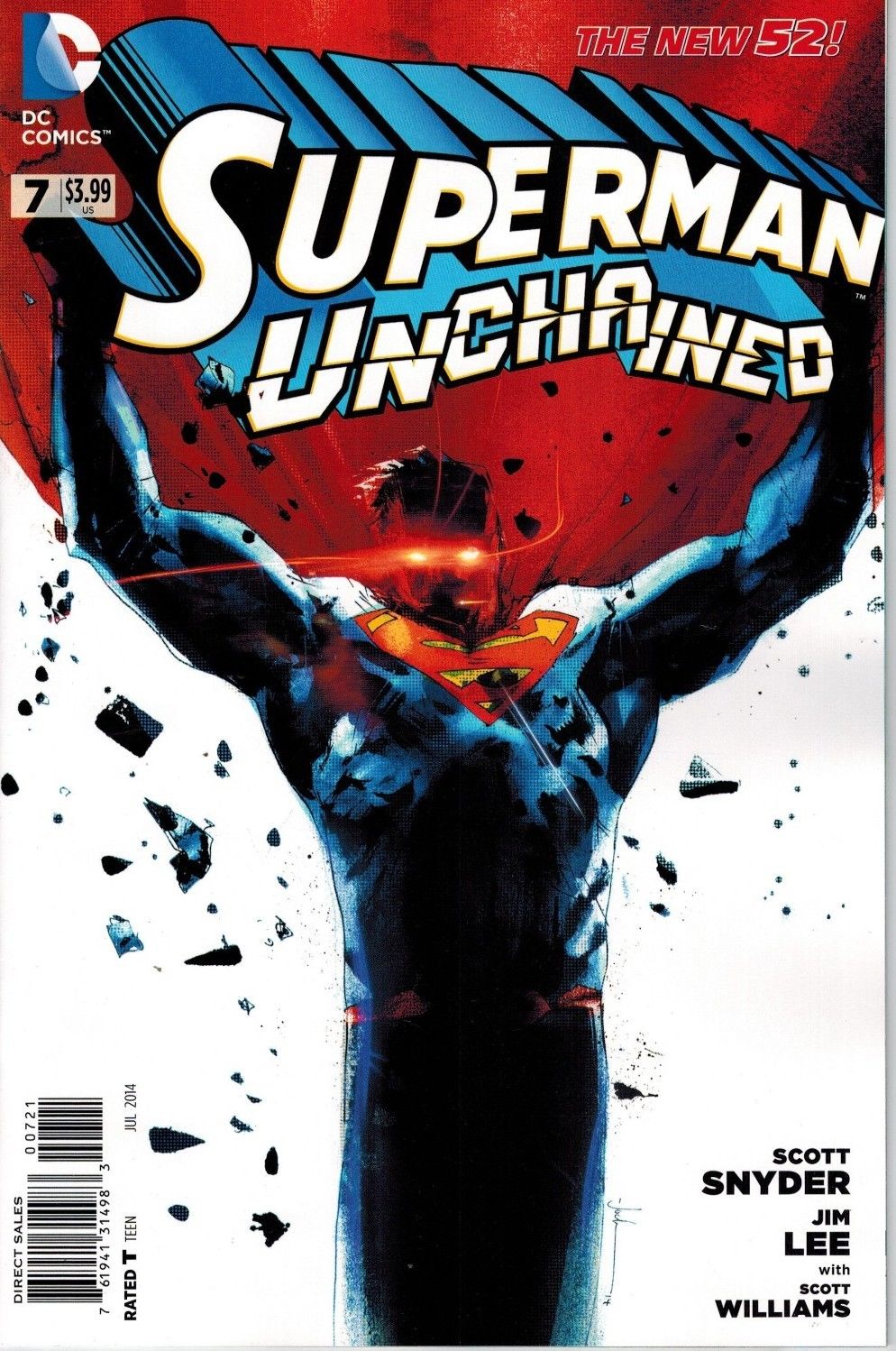 Superman Unchained #7 1:25 JOCK Variant Cover Batman DC 1 – Ultimate Comics