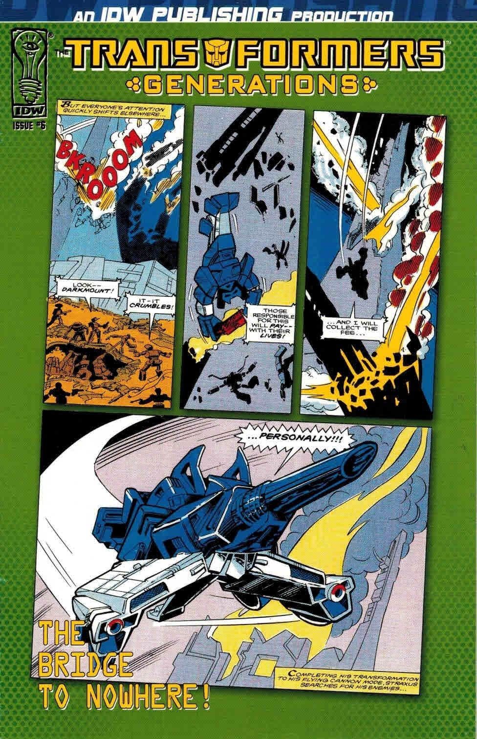 Transformers: Generations #6 Retro Art Retailer Incentive Variant 1 ...
