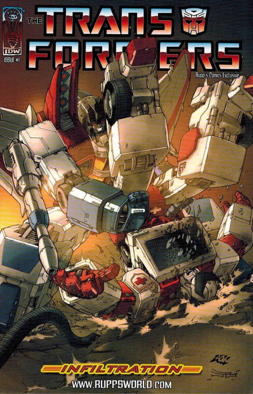Transformers: Infiltration #1 Rupps World Exclusive Store Variant 1 ...