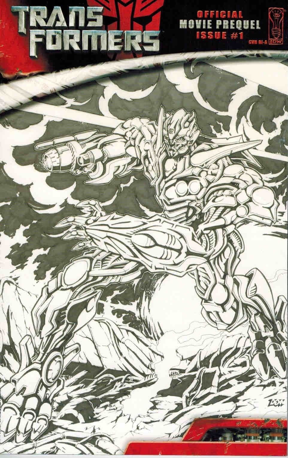 Transformers: Official Movie Prequel #1 A Sketch Variant 1 – Ultimate ...