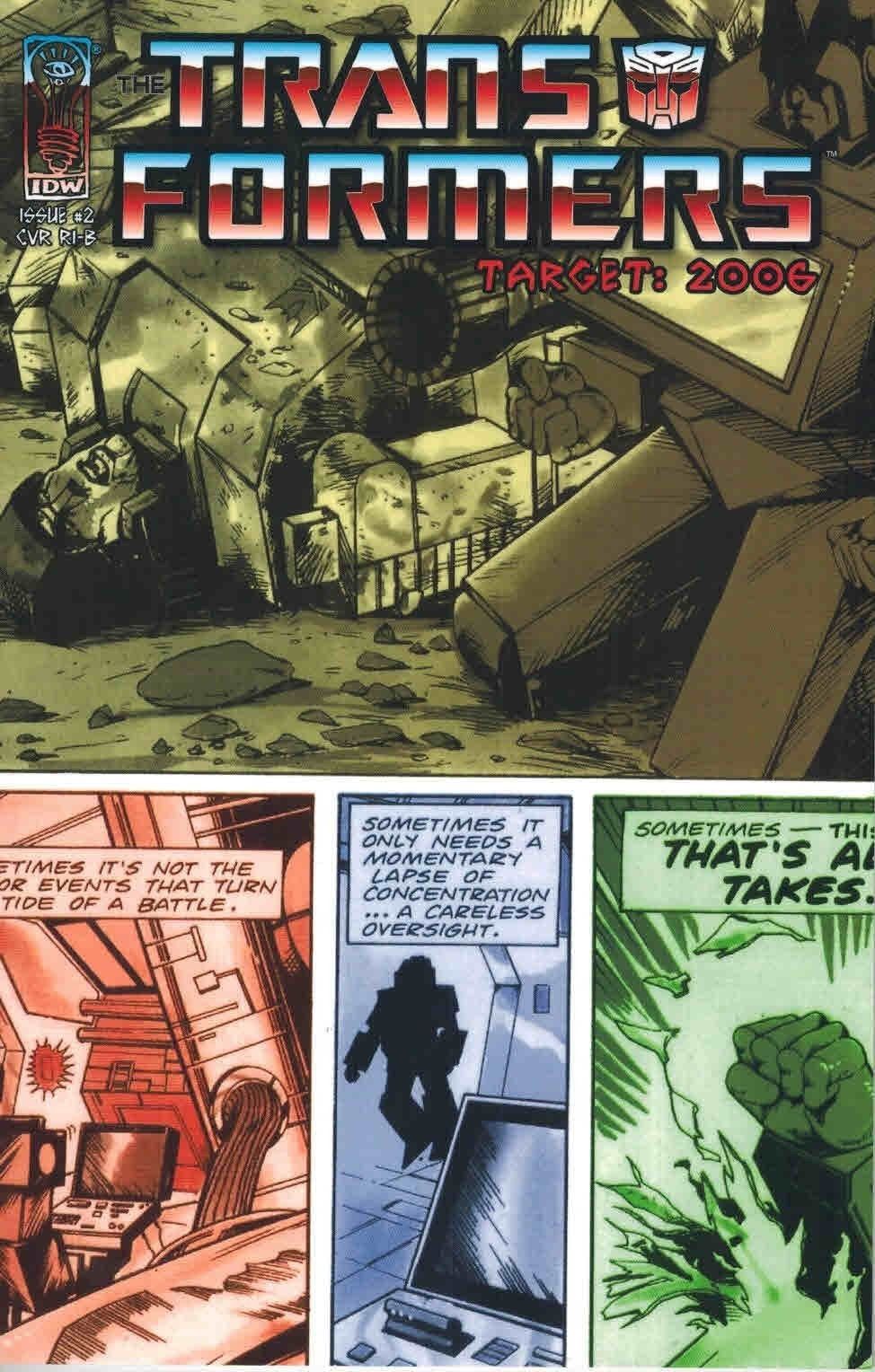 Transformers: Target – 2006 #2 Retailer Incentive Retro Variant 1 ...