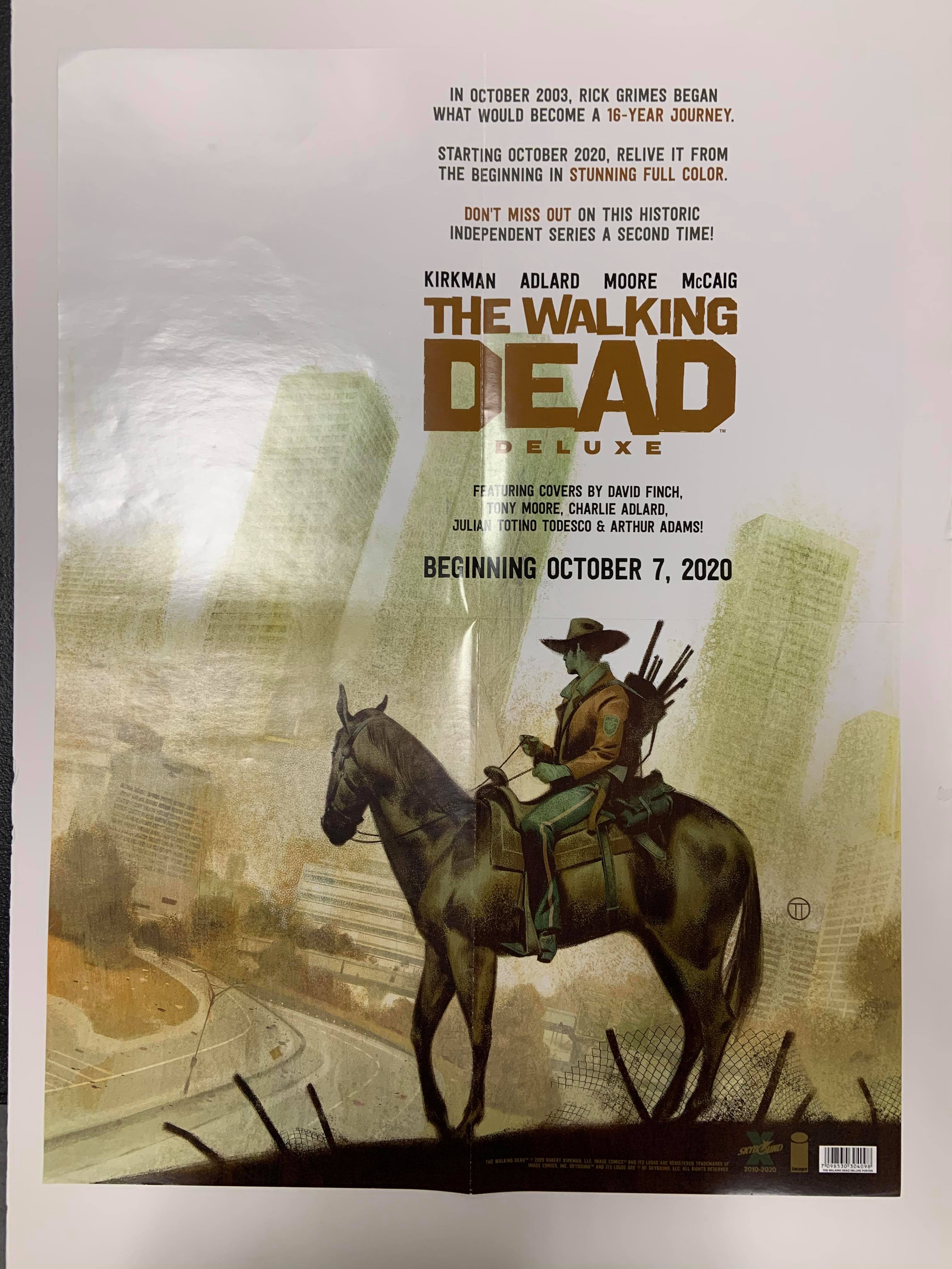 Walking Dead Deluxe Folded 18″ x 24″ Promo Poster Image 2020 NM 1 ...