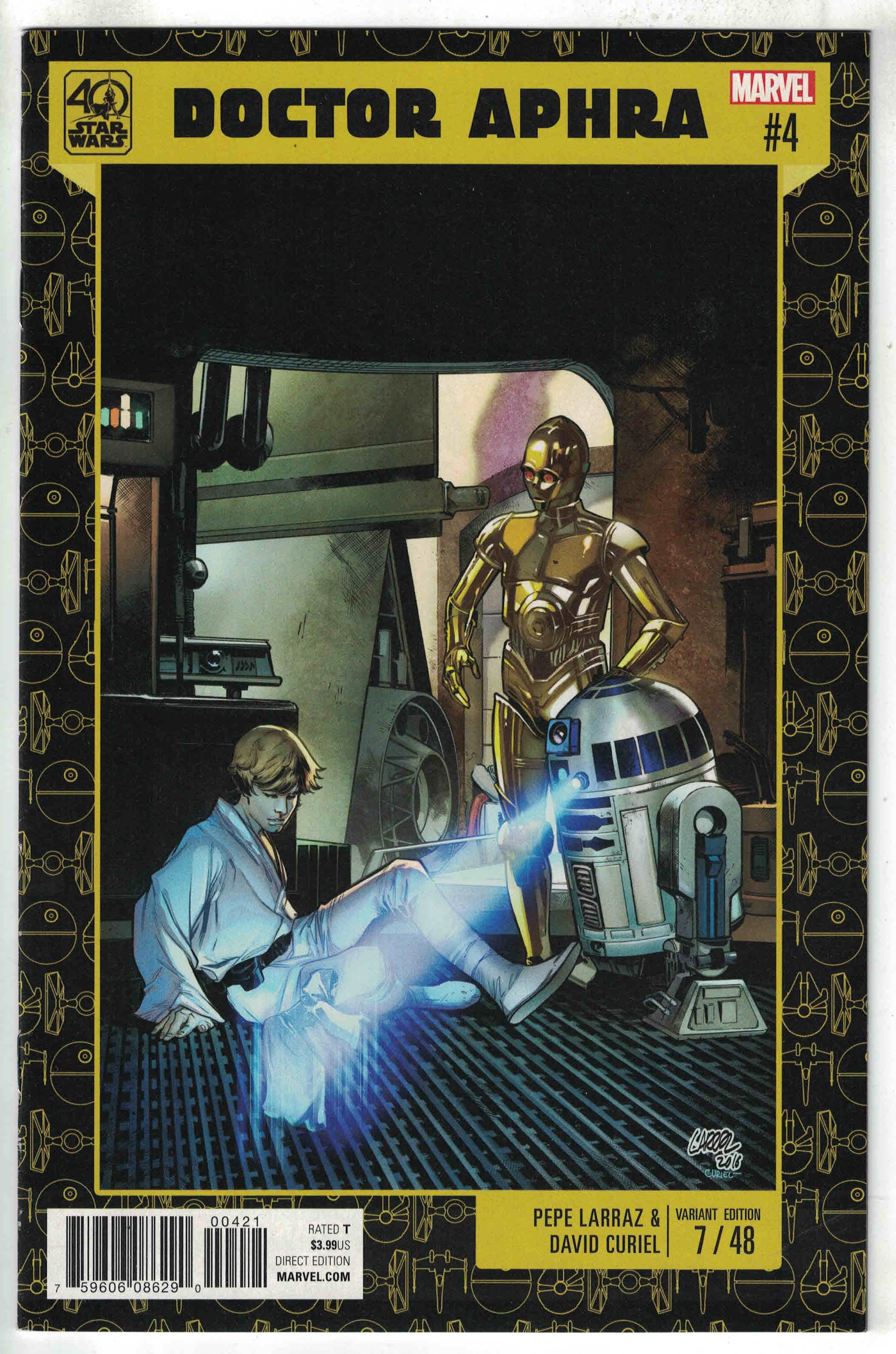 Star Wars Doctor Aphra #4 Larraz Variant Marvel 2016 VF/NM Gillen ...