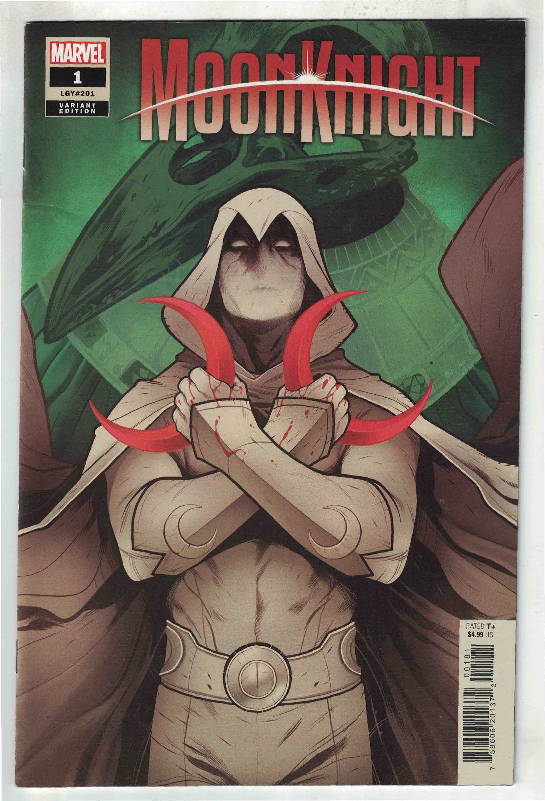Moon Knight #1 1:50 Elizabeth Torque Variant Marvel 2021 VF/NM ...
