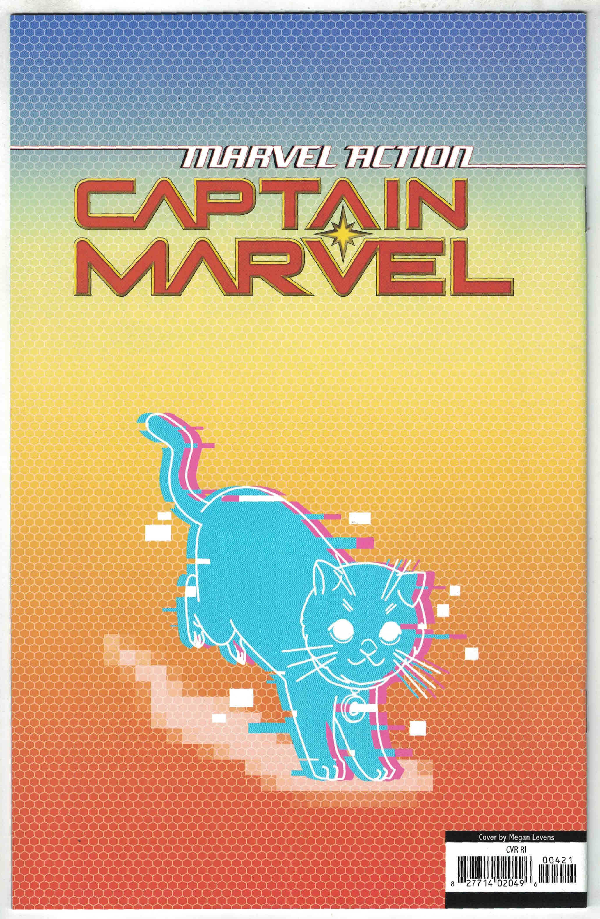 Marvel Action Captain Marvel #4 1:10 Nicole Goux Variant Marvel 2020 VF ...