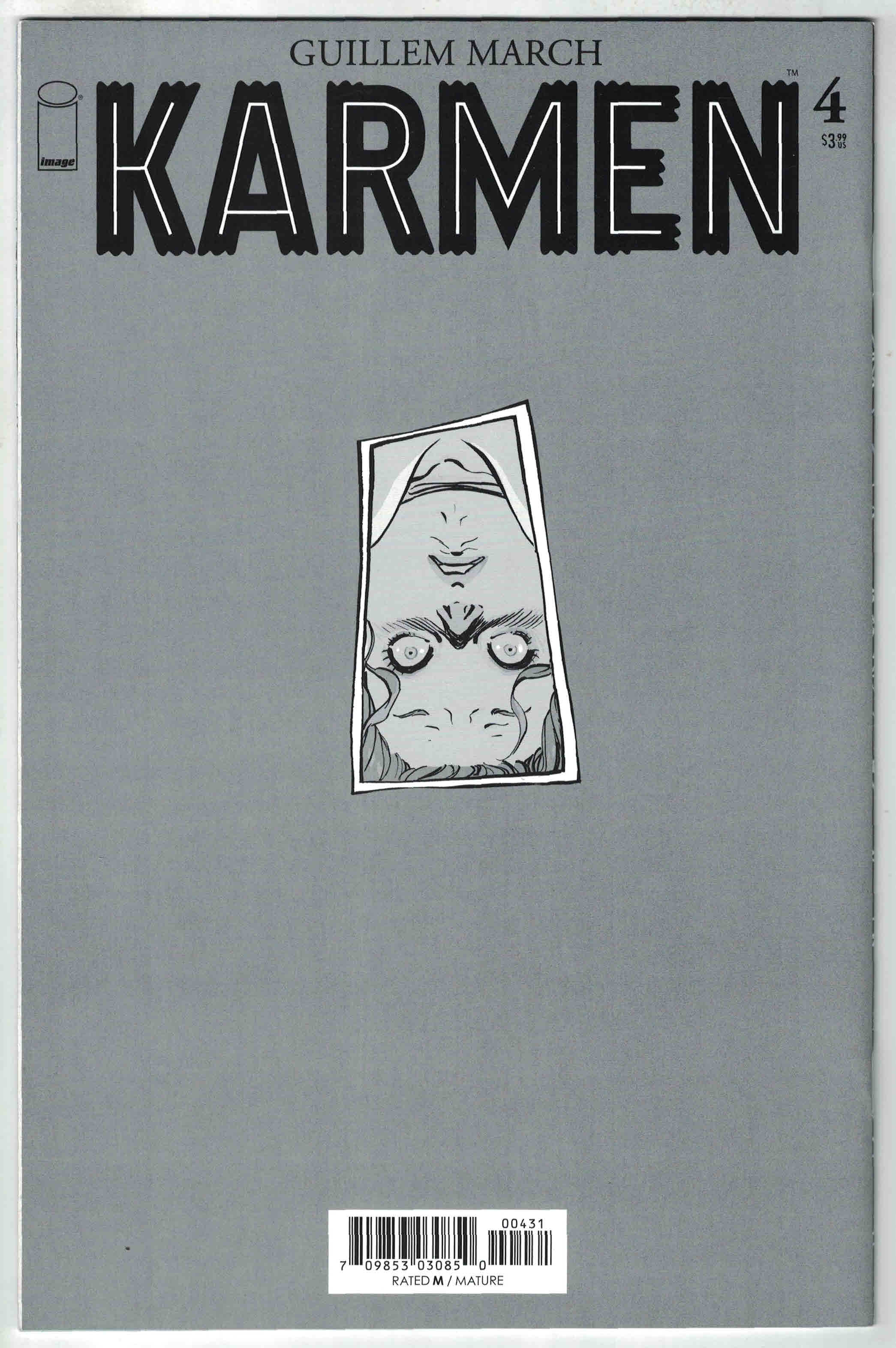 Karmen #4 1:50 Guillem March B&W Virgin Variant Image 2021 VF/NM ...