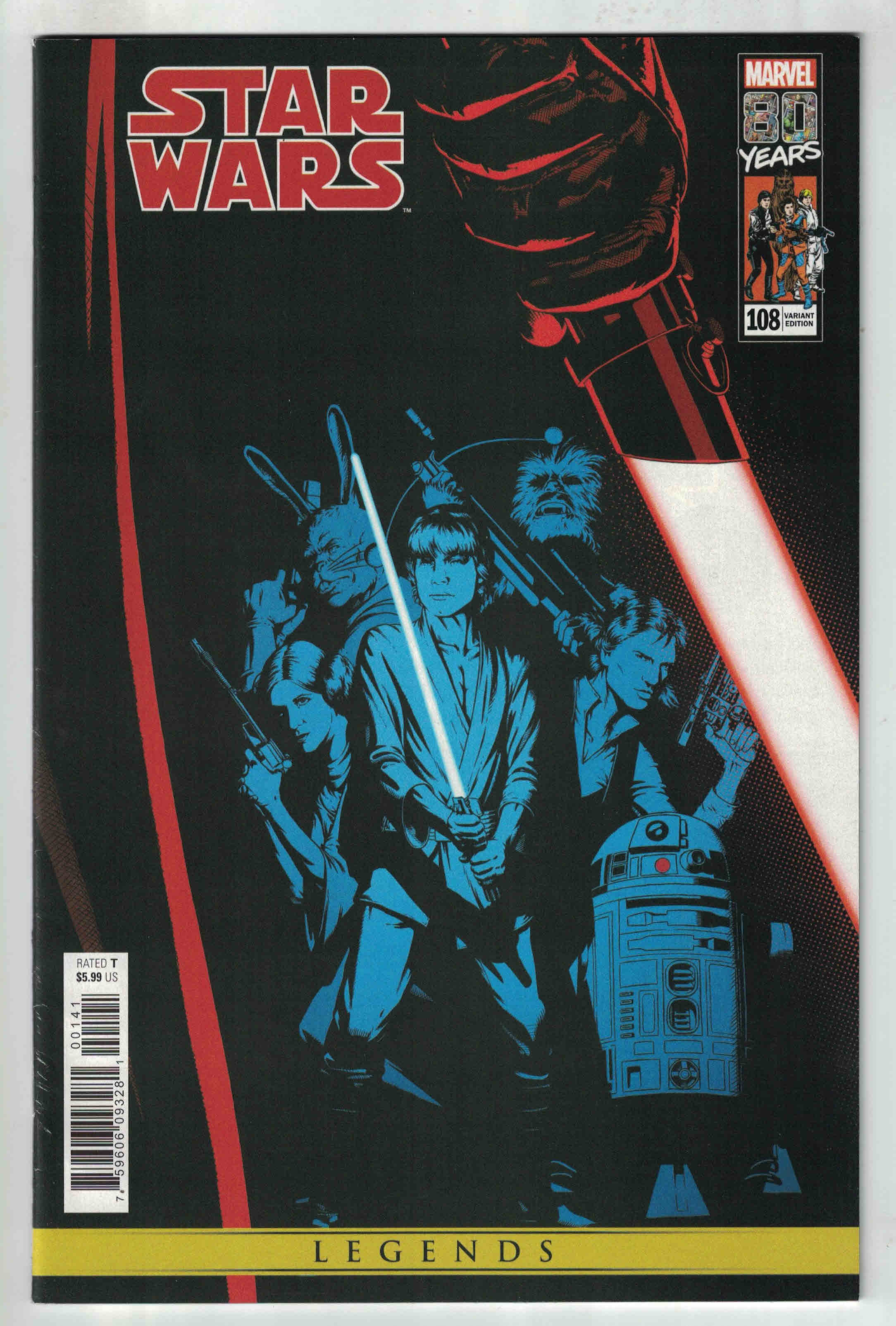 Star Wars #108 1:50 Christopher Variant Marvel 1977 80 Years Legends VF ...