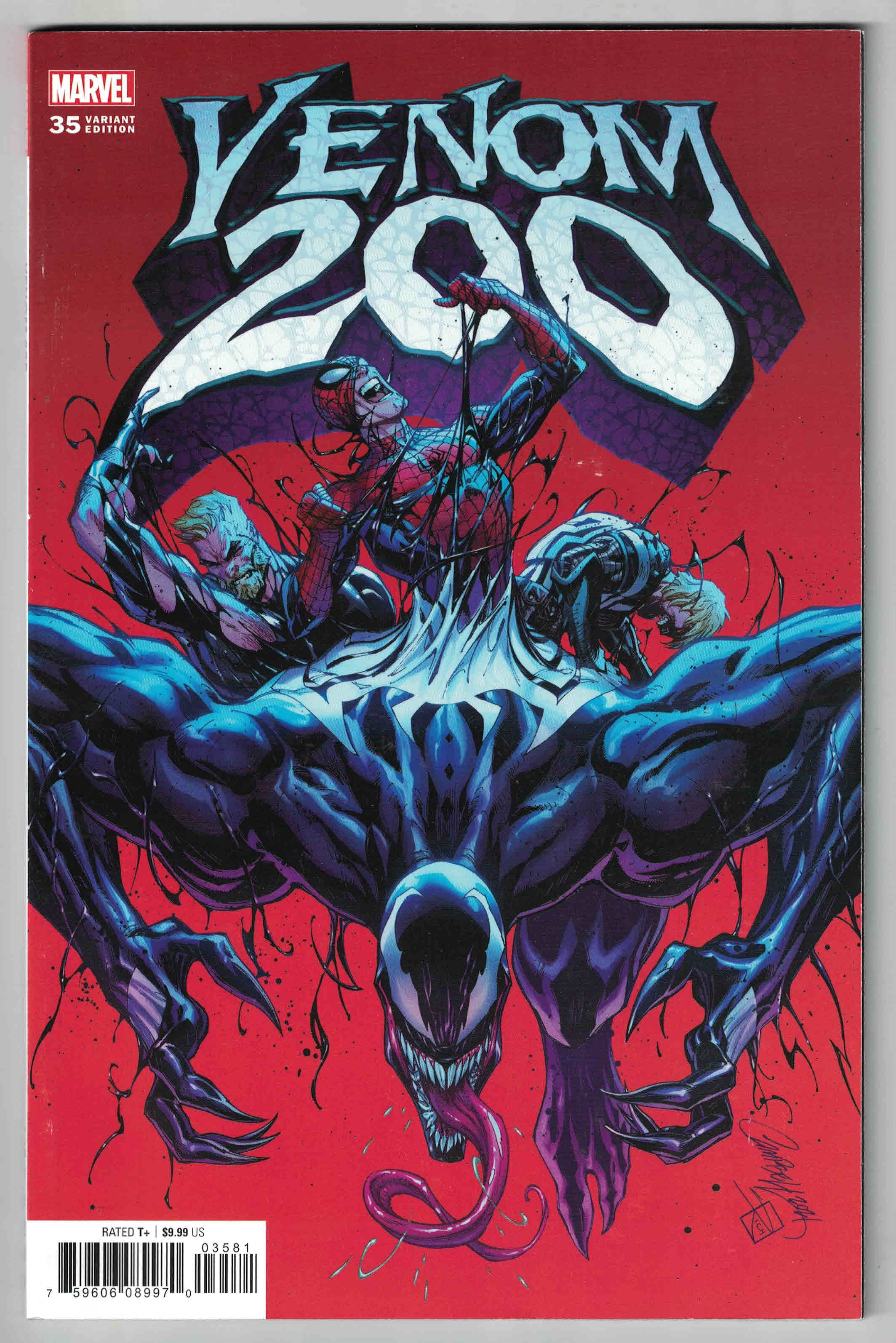 Venom #35 1:50 J Scott Campbell Variant Cates Stegman Marvel #200 VF/NM ...
