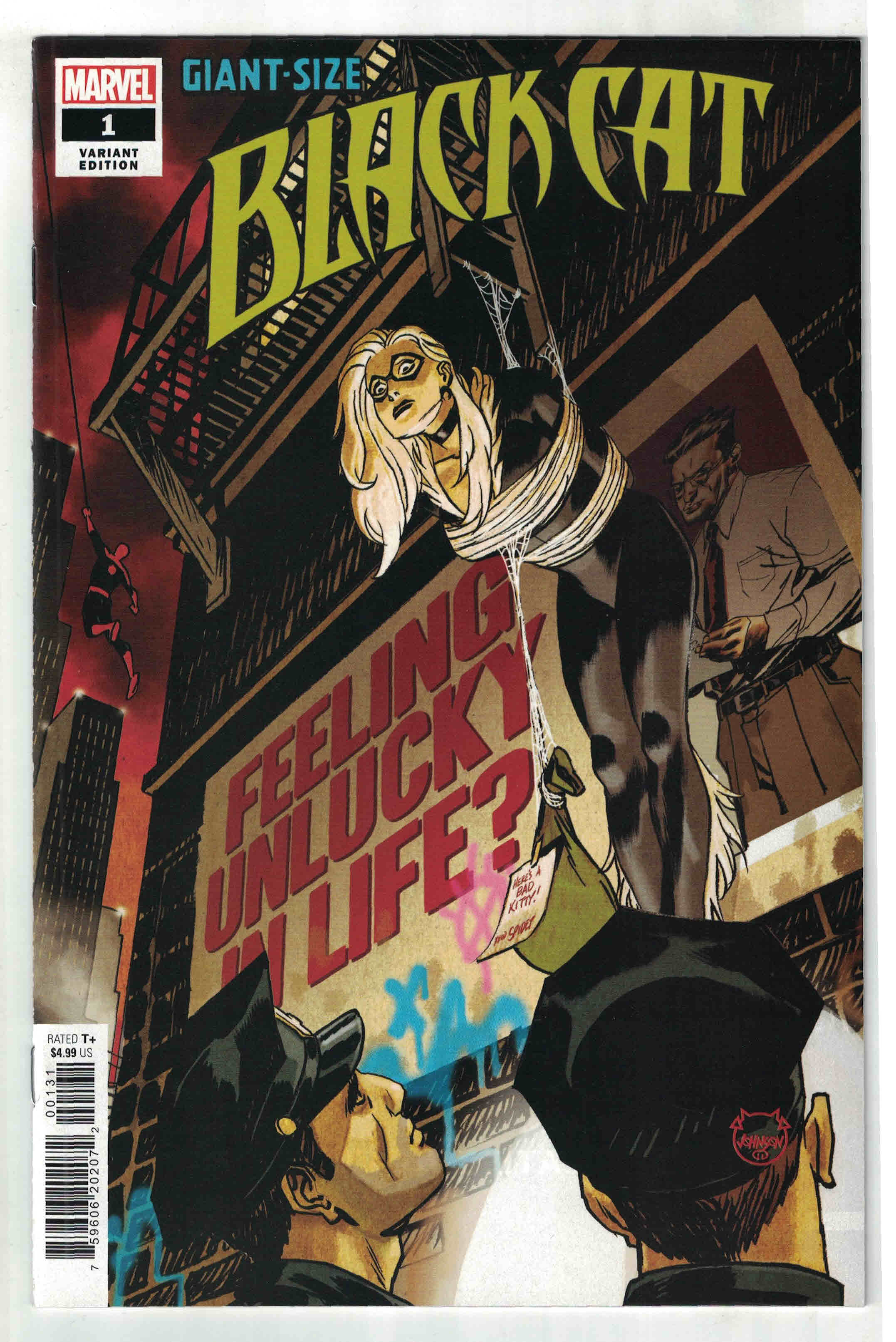Giant-Size Black Cat Infinity Score #1 1:25 Johnson Variant Marvel 2021 ...