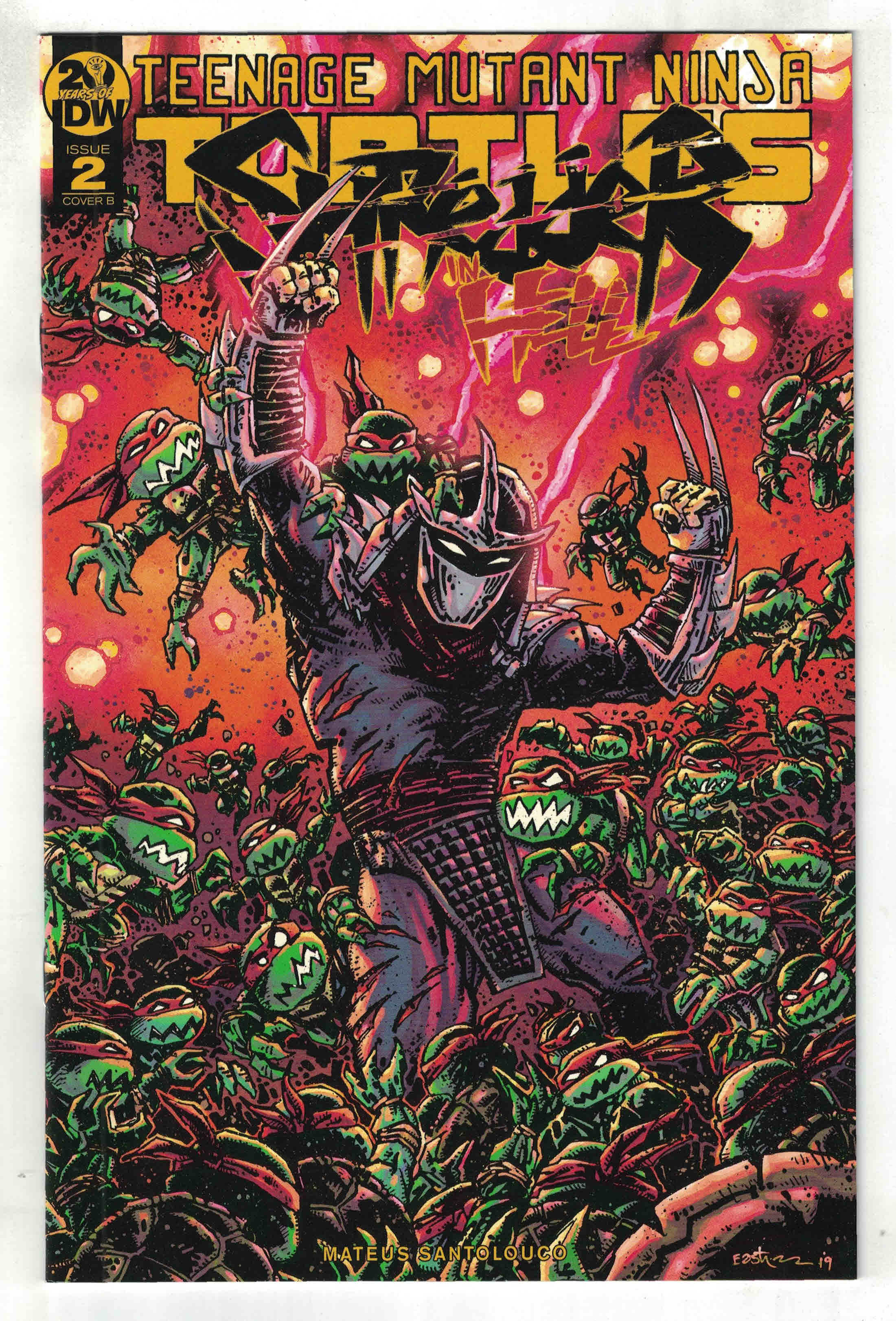 Teenage Mutant Ninja Turtles Shredder in Hell #2 CVR B Eastman IDW 2019 ...