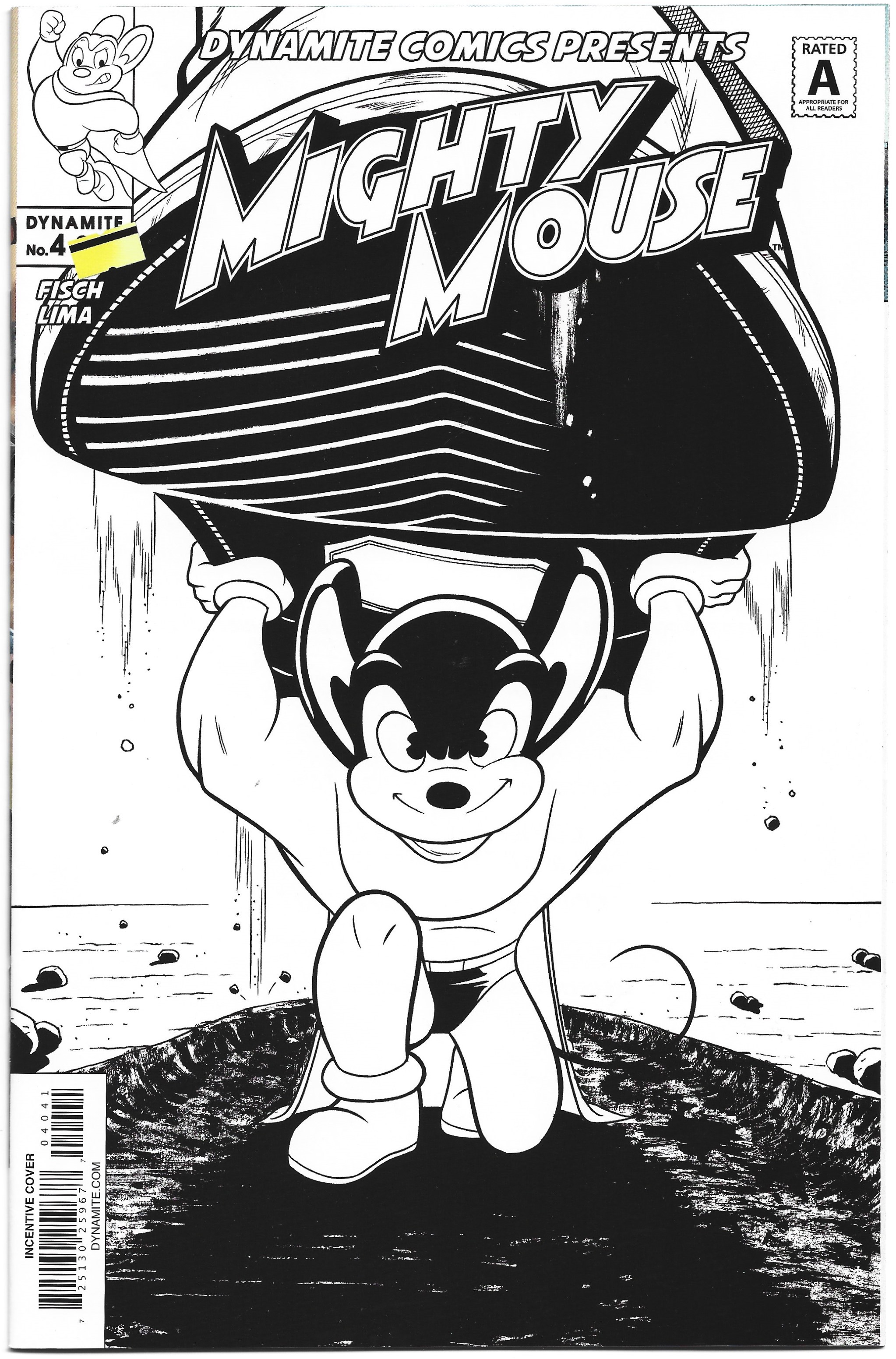 Mighty Mouse Drawing