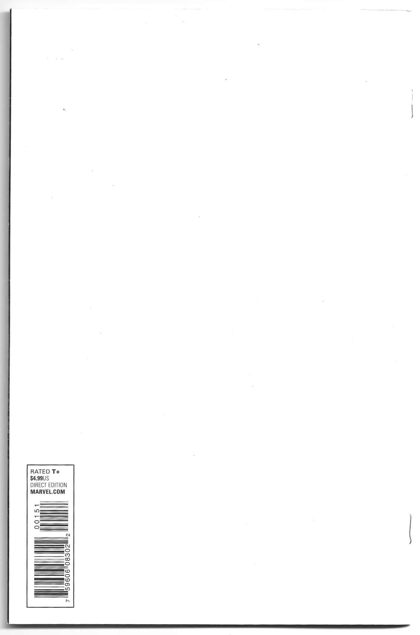Extraordinary X-Men #1 Blank Sketch Variant Marvel 2015 VF/NM ...